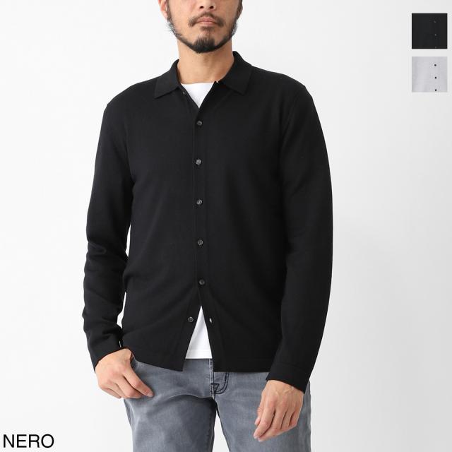 [あす着] ザノーネ ZANONE 長袖ニットシャツ メンズ CAMICIA