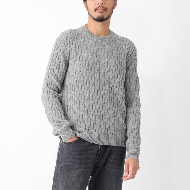 [あす着] ザノーネ ZANONE クルーネックニット メンズ GIRO