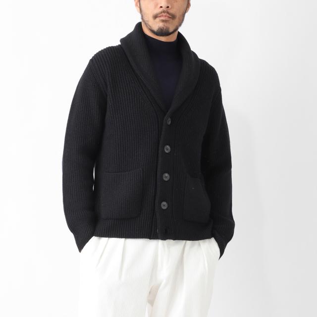 [あす着] ドルモア DRUMOHR カーディガン ショールカラー カーディガン メンズ CARDIGAN COLLO A SCIALLE ML