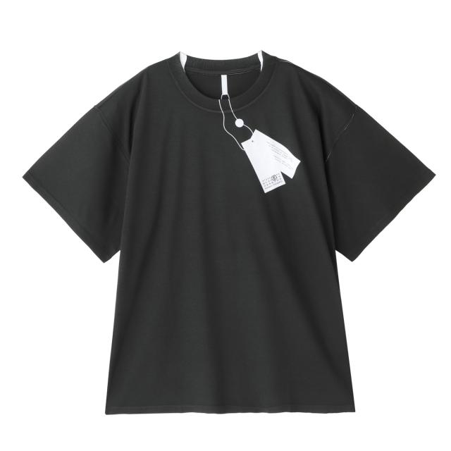 [あす着] エムエム 6 メゾンマルジェラ MM6 Maison Margiela クルーネックTシャツ メンズ TROMPE L'OEIL T-SHIRT
