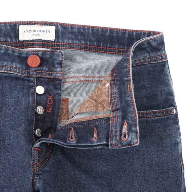 あす着] ヤコブコーエン JACOB COHEN ボタンフライジーンズ メンズ