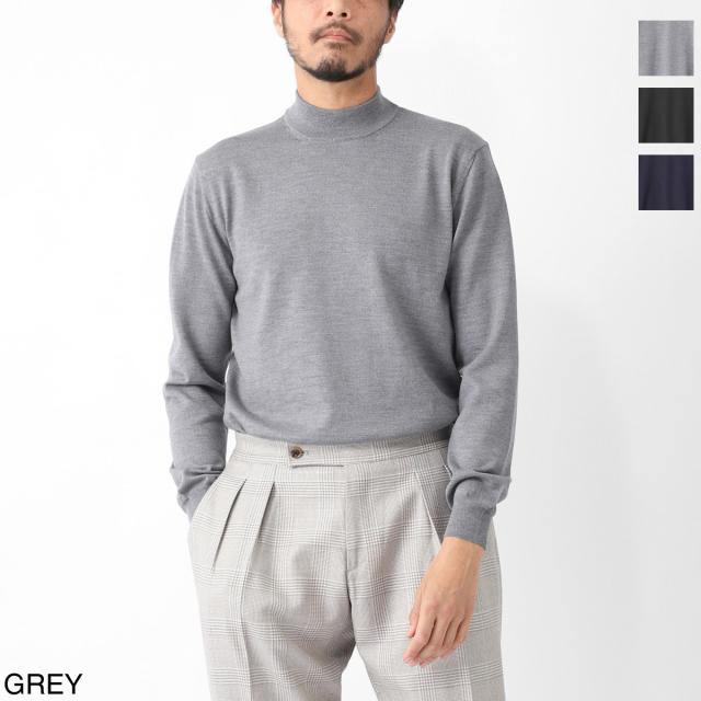 [あす着] クルチアーニ Cruciani モックネック ニット メンズ LUPETTO M/L
