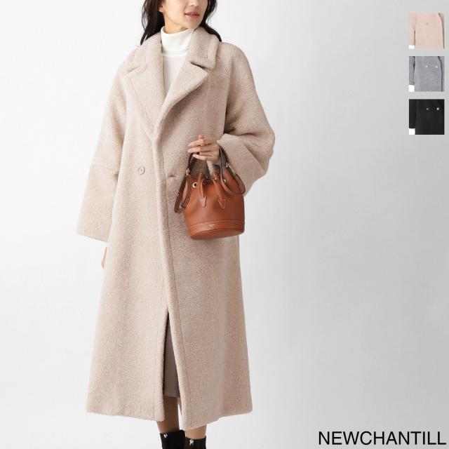 [あす着] ヘルノ HERNO ロングコート ファーコート レディース MELANGE TEDDY メランジテディコート