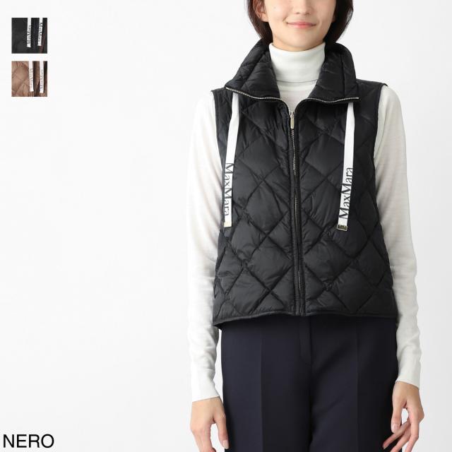 [あす着] マックスマーラ ザ・キューブ MAX MARA THE CUBE ダウンベスト レディース TREGIC ショート丈 ポーチ付き