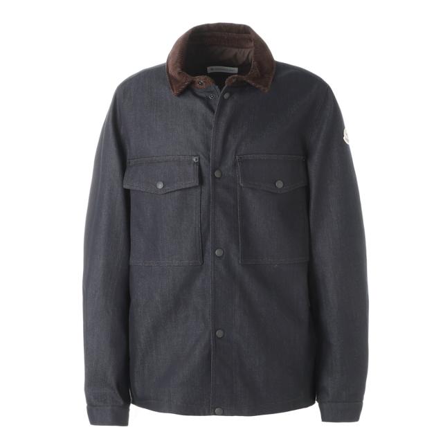 [あす着] モンクレール MONCLER シャツジャケット デニムジャケット メンズ