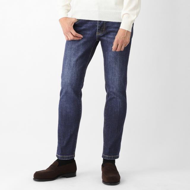 [あす着] アントレアミ entre amis ボタンフライジーンズ メンズ 5 TK DENIM CORTO