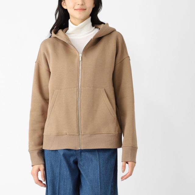 [あす着] エスマックスマーラ S Max Mara ジップアップ パーカ フーデッド スウェットシャツ レディース