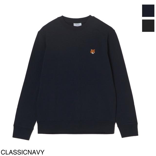 [あす着] メゾンキツネ MAISON KITSUNE スウェットシャツ メンズ FOX HEAD PATCH REGULAR SWEATSHIRT フォックスヘッド