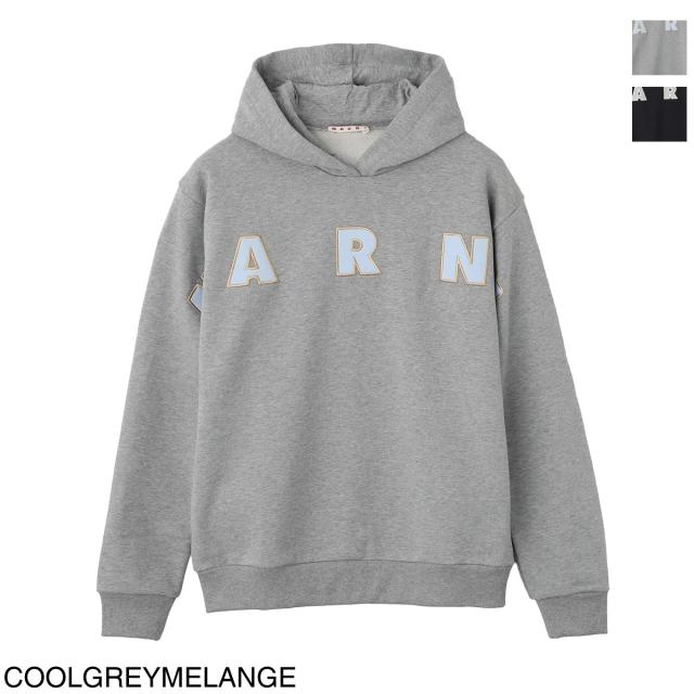 [あす着] マルニ MARNI パーカ フーディ KIDS キッズ ガールズ ボーイズ レディース ロゴ スウェットパーカー フーディ ロゴ