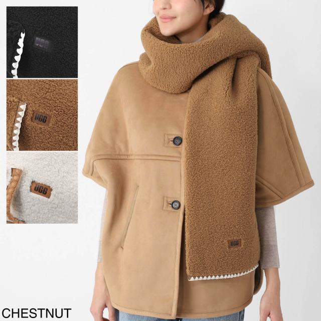 [あす着] アグオーストラリア UGG Australia マフラー レディース W UGGfluff SCALLOPED SCARF