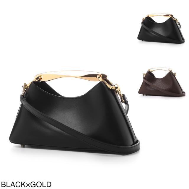 [あす着] エレメ Elleme ハンドバッグ 2WAY ショルダーバッグ レディース Mini Boomerang Leather