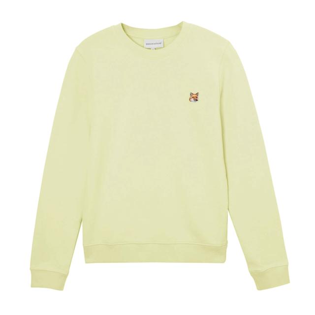 [あす着] メゾンキツネ MAISON KITSUNE スウェット レディース FOX HEAD PATCH REGULAR SWEATSHIRT