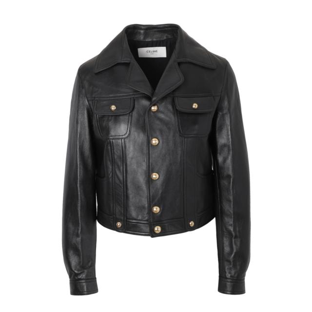 [あす着] セリーヌ CELINE レザージャケット レディース STRAIGHT-CUT NEO BLOUSON JACKET