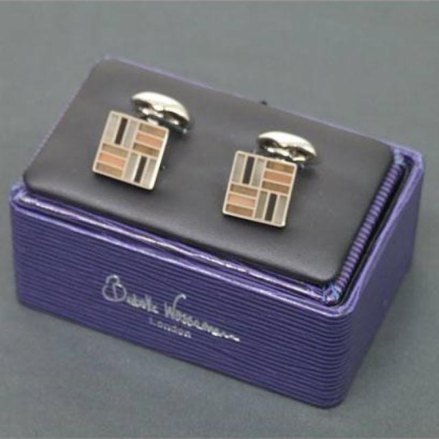 ◆Babette Wasserman◆カフリンクス/カフスボタン◇伝統工芸風デザイン BWCF7