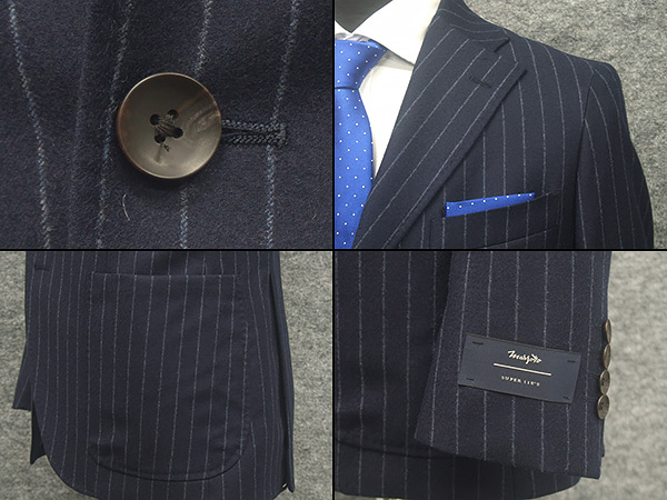 MARZOTTO]クラシコテーパードスーツ 2タックパンツ スタイリッシュ段