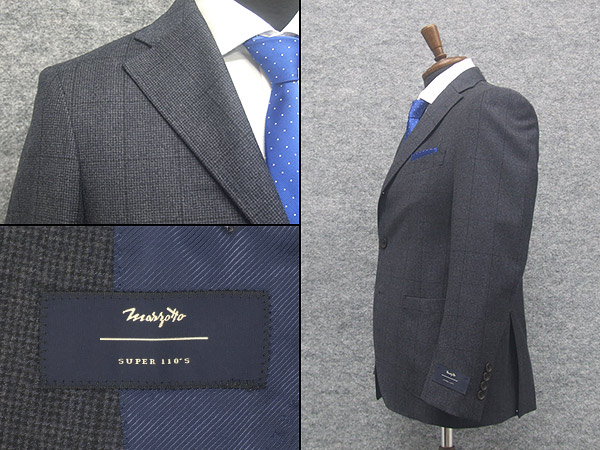 MARZOTTO]クラシコテーパードスーツ 2タックパンツ スタイリッシュ段