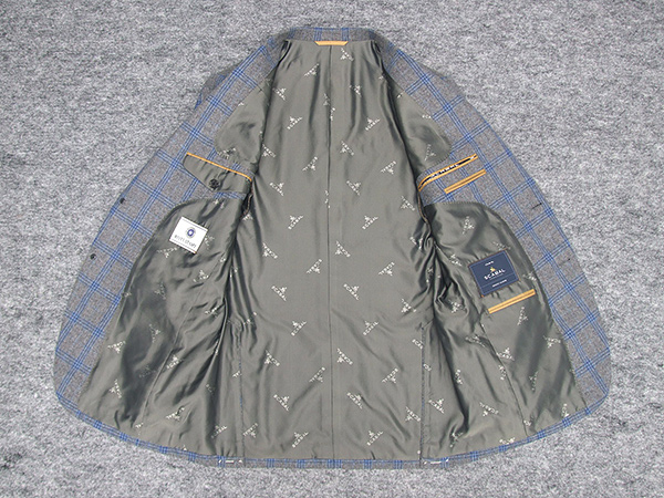 秋冬物ジャケット [SCABAL] スキャバル フランネル生地 ベーシック2釦