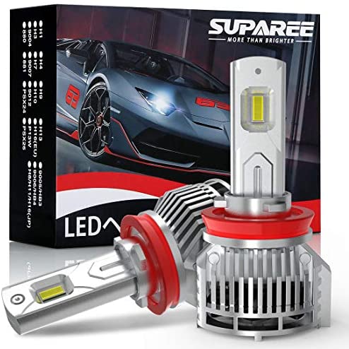 【業界最高輝度】SUPAREE H8 H11 H16 led ヘッドライト 新車検対応 18000LM 12V/24V車対応 ホワイト 6500K ファン付き 爆光 LEDバルブ 2の通販は ...