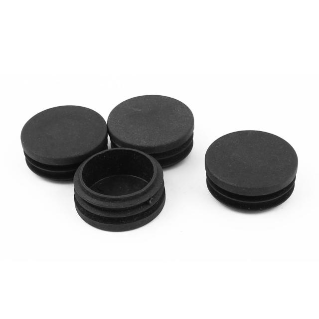 uxcell 丸パイプキャップ 丸内栓 平頭タイプ ブラック プラスチック 直径42mm 4個セットの通販はau PAY マーケット - ソウ ...