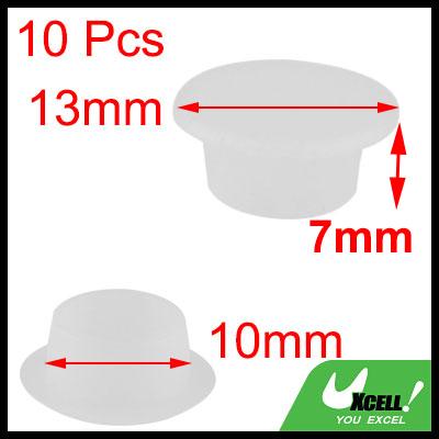 uxcell 丸パイプキャップ 丸内栓 平頭タイプ ホワイト プラスチック 直径10mm 10個セットの通販はau PAY マーケット ...
