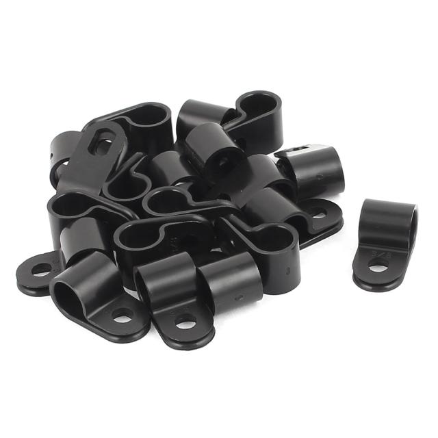 uxcell ケーブルクランプ ホース･チューブ ブラック プラスチック Rタイプ 9mm直径 20個いりの通販はau PAY マーケット - ソウテンコ | au PAY マーケット－通販サイト