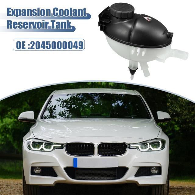 uxcell 車のクーラントオーバーフローリザーバー 膨張タンク 2045000049 Mercedes-Benzに対応 C-CLASS ...