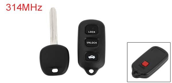 X AUTOHAUX 315MHz GQ43VT14T キーレスエントリーリモートイグニッショントランスポンダーキーフォブ トヨタに対応 ...