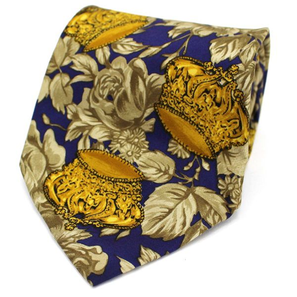 ルイ ヴィトン シルク ネクタイ  ダミエ柄  中古 ABランク LOUIS VUITTON| ビジネス メンズ ビトン