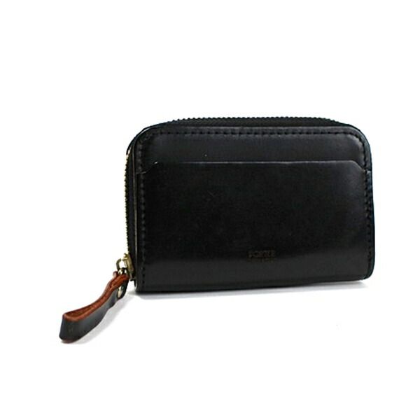 ポーター フィルム ＆カードケース ラウンドファスナー ブラック 中古 ABランク PORTER ｜男性 メンズ