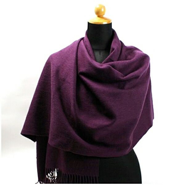 アンテプリマ 大判 マフラー ストール パープル 178×52センチ 中古 Aランク ANTEPRIMA | レディース女性