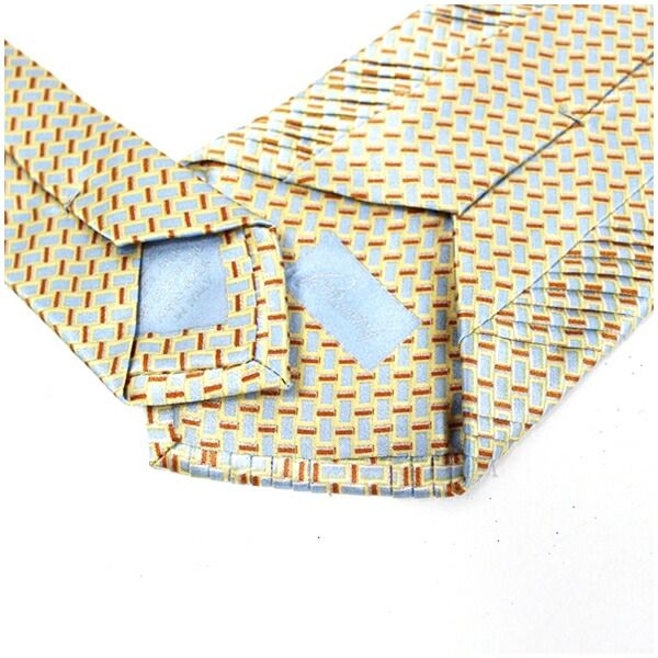 ブリオーニ シルク ネクタイ プリーツ入り 中古 Aランク Brioni