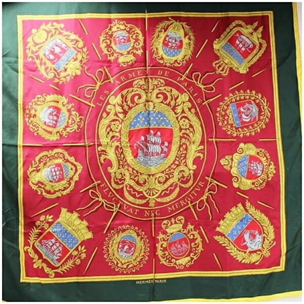 エルメス スカーフ カレ90 LES ARMES PARIS パリの紋章 中古 ABランク HERMES | レディース