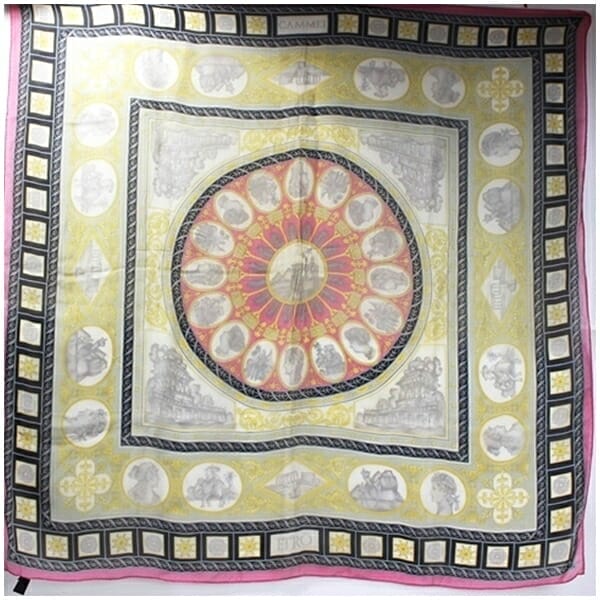 エトロ シルク スカーフ ピンク マルチカラー 中古 Aランク ETRO | レディース 女性