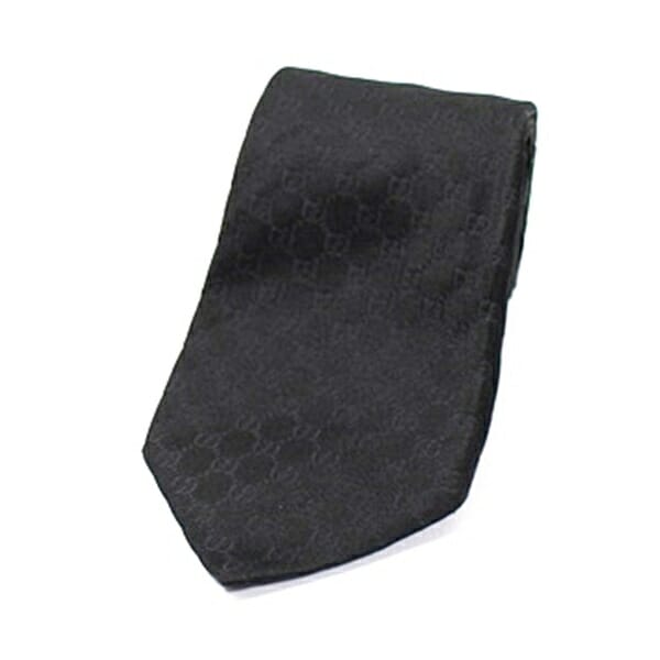 グッチ シルク ネクタイ GG柄 中古 Aランク GUCCI メンズ ビジネス 箱付き 送料無料