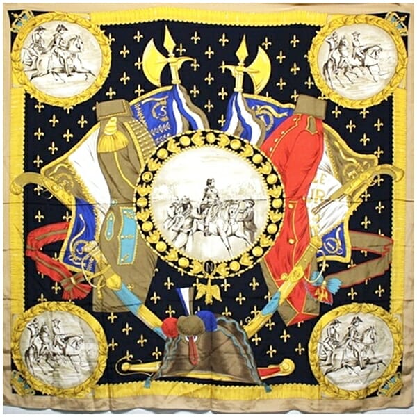 ブルーシエル シルク 大判スカーフ ベージュ マルチカラー 中古 Aランク blue ciel レディース 女性