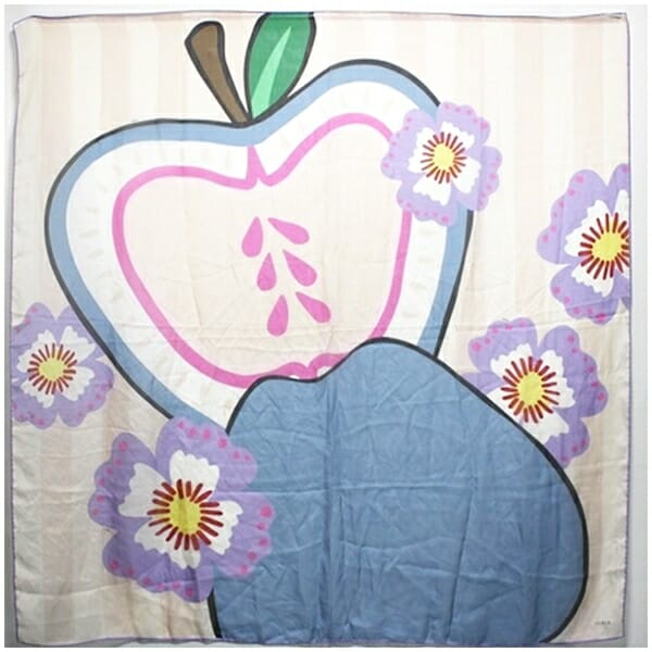 フルラ 大判スカーフ ピンク マルチカラー 中古 ABランク FURLA レディース 女性用