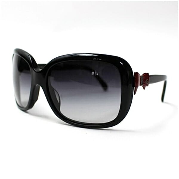 シャネル サングラス リボン付き 5171 1231/8G 60ロ17 ブラック 中古 ABランク CHANEL レディース