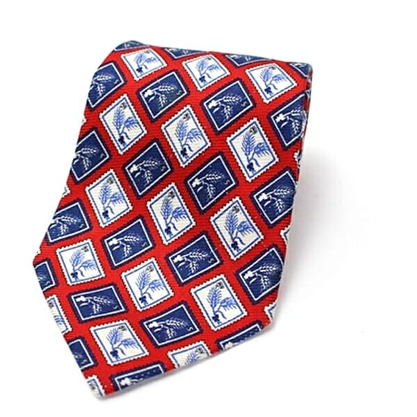 シャネル シルク ネクタイ チェーン付き 中古 ABランク CHANEL メンズ ビジネス ネコポス送料無料