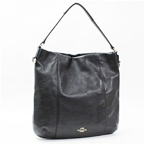 コーチ ワンショルダーバッグ 肩掛け レザー ブラック 中古 ABランク COACH レディース 女性用 通勤 通学送料無料