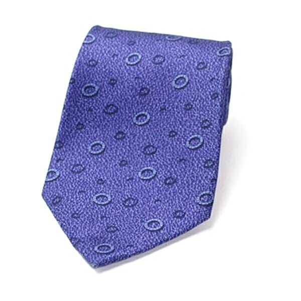 ブルガリ シルク ネクタイ セブンフォールド 中古 Aランク BVLGARI メンズ ビジネス