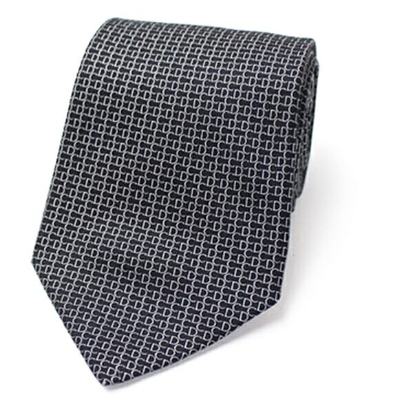 クリスチャンディオール シルク ネクタイ ロゴ柄 中古 Aランク Christian Dior メンズ ビジネス