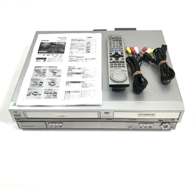 パナソニック 160GB DVDレコーダー VHSビデオ一体型 DIGA DMR‐E250V-S(中古品)