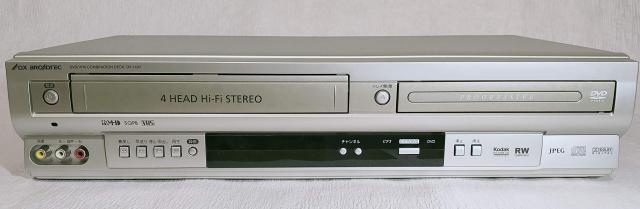 DXアンテナ プログレッシブ出力対応 DVDプレーヤーVHSコンビネーションデッキ DV-140V(中古品)