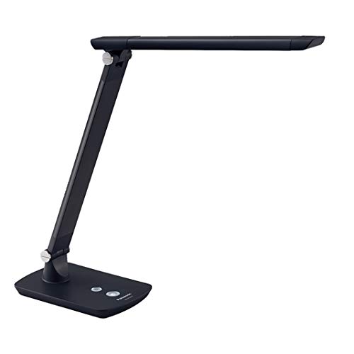 SQ-LD320-K（ブラック仕上） LEDデスクスタンド 折り畳み 調光ボリューム付(中古品)