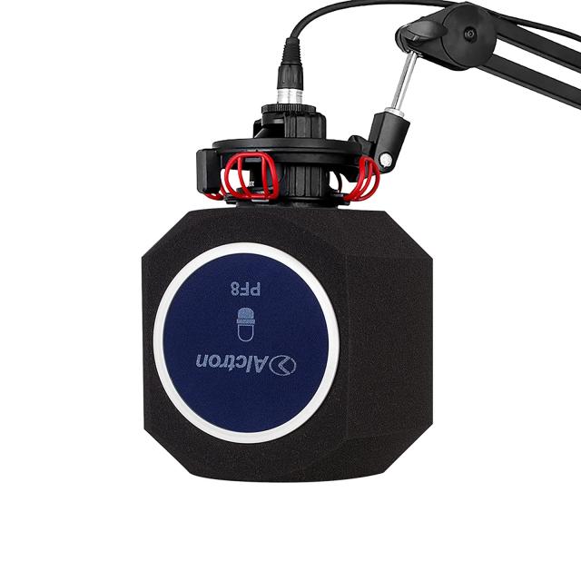 Nobsound PF8 プロフェッショナル シンプル スタジオ マイクスクリーン 音響 フィルター デスク(中古品)