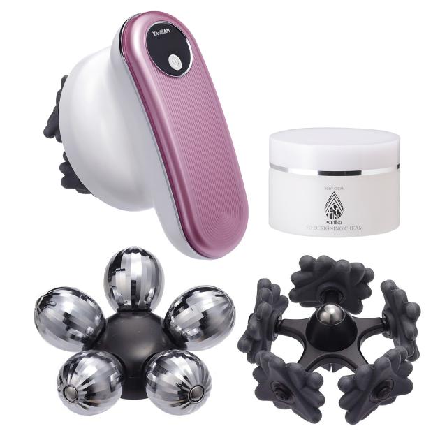 YA-MAN(ヤーマン)アセチノディープコア ピンク アセチノ5Dデザイニングクリーム35g付き IB-41(中古品)