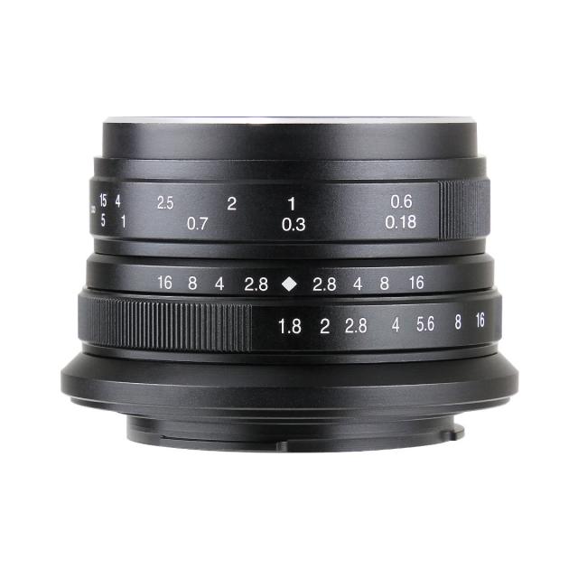 七工匠 7artisans 25M43B 25mm F1.8 マイクロフォーサーズ ブラック レンズ(中古品)