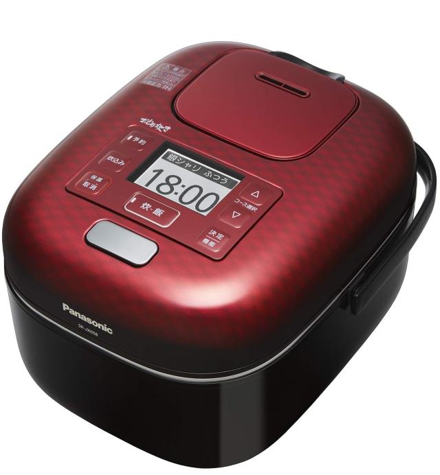 パナソニック 炊飯器 3合 一人暮らし 可変圧力IH 可変圧力おどり炊き 豊穣ブラック SR-JX058-K(中古品)