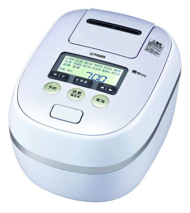 タイガー魔法瓶(TIGER) 炊飯器 圧力IH 熱流&熱封土鍋コーティング 炊きたて 3.5合 アーバンホワ(中古品)