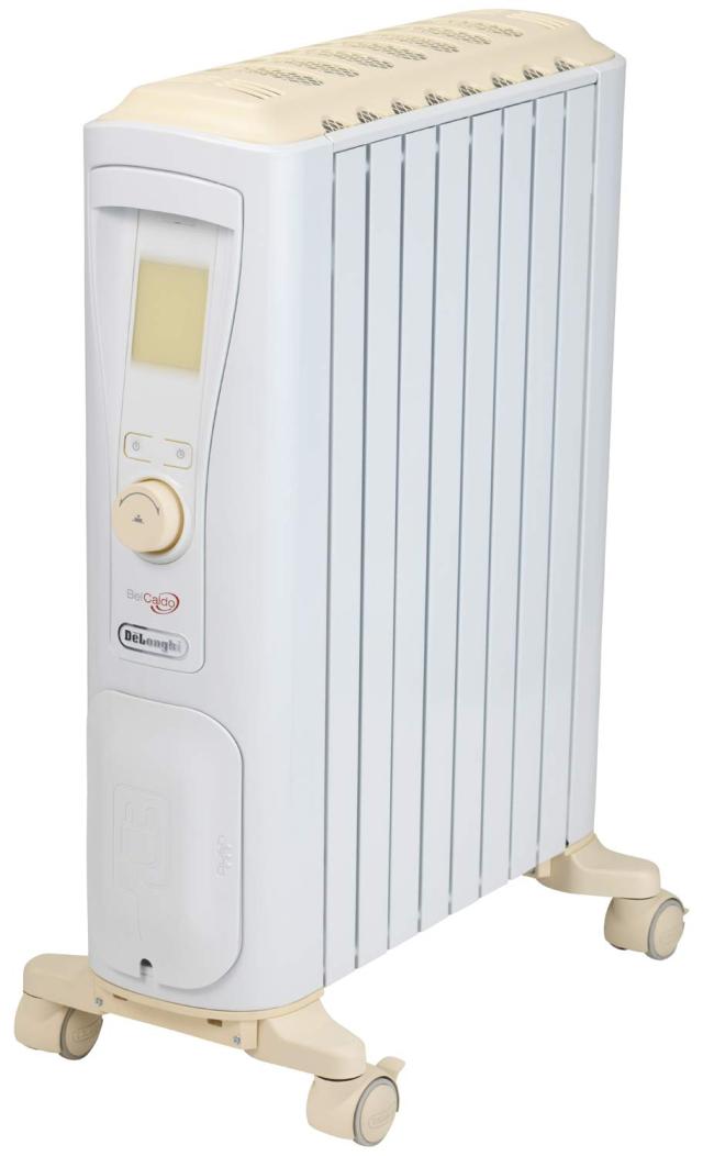 DeLonghi (デロンギ) オイルヒーター ベルカルド RHJ75V0815-CR 電気ヒーター ゼロ風(中古品)